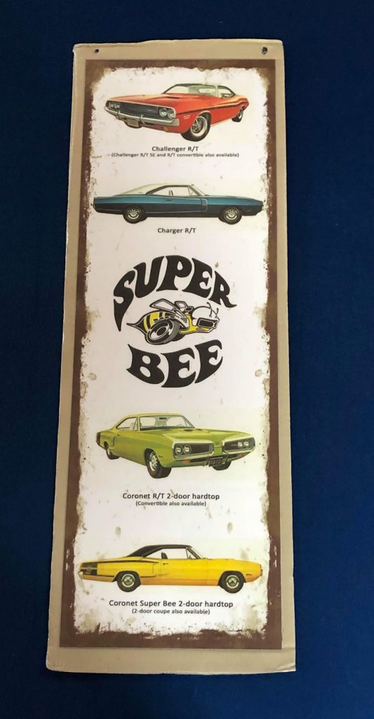 Super Bee Sign | Old Mates Mancave