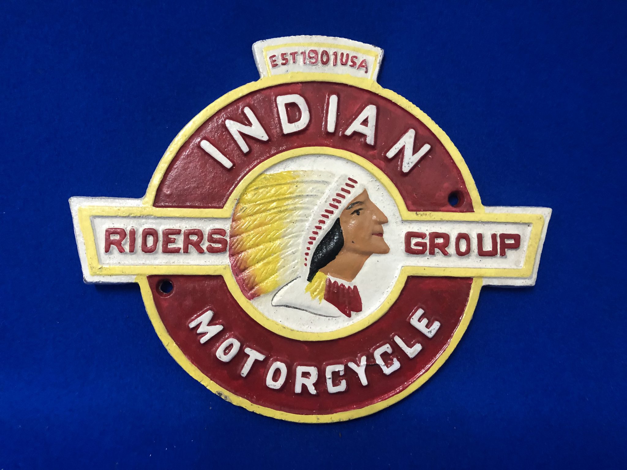 Indian Motorcycle Sign | Old Mates Mancave
